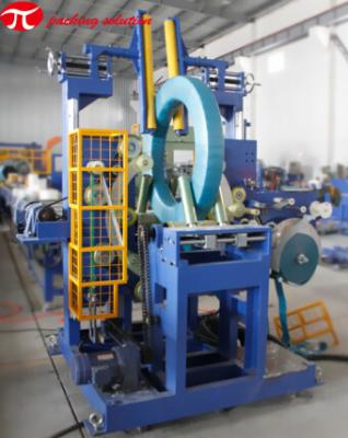 China Automatic Steel Wire Stretch Film Wrapping Machine GS300 800mm Coil OD 380V for sale