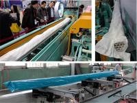 China Automatic Plastic Pipe Packing Machine Stretch Film Strapping Bagging 20-110mm for sale