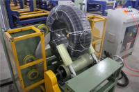 China Customized Flexible Pipe Coil Stretch Wrapping Machine Vertical Type Bearing 100KG Coil for sale