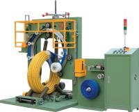 China Vertical Stretch Film PVC Pipe Coil Spiral Packing Machine 3.0kw 380V for sale