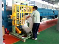 China Vertical Stretch Film PVC Pipe Coil Spiral Packing Machine 3.0kw 380V for sale