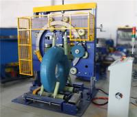 China Automatic Plastic Cable Packing Machine Pipe Coil Wrapper 50r/min 50mm Material ID for sale