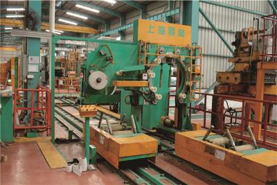 China 380V 50Hz Steel Coil Wrapping Line OD800-1500mm with Turnstile Tilting Machine for sale