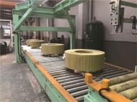 China High Speed Horizontal Steel Coil Packing Line OD 800-1500mm for sale