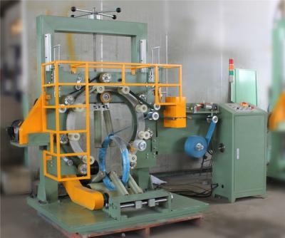 China 2500kg Automatic Strand Steel Wire Packing Machine Horizontal Coil Wrapping Machine for sale