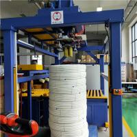 China PE PVC Pipe Coil Packing Machine 300mm Width Automatic Wrapping Line for sale