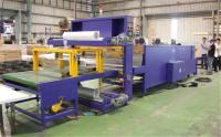China 4-9m/Min Door Shrinking Packing Machine Width 1200mm Full Packaging Power Supply 380V for sale
