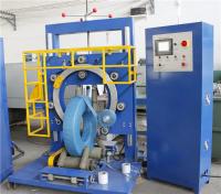 China Crepe Paper Tire Packing Machine Labor Saving Coil Stretch Wrapping Machine 3.0kw for sale