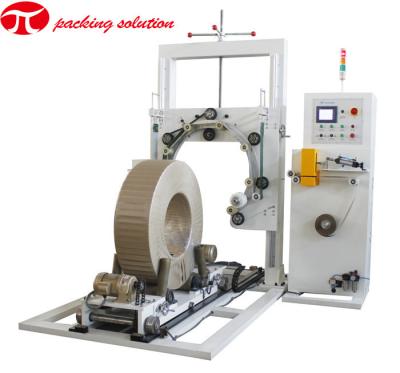 China 80r/min Vertical Aluminum Coil Wrapping Machine PLC Controller 700-1500mm OD for sale