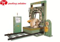 China Aluminum Coil Wrapping Machine OD 1200mm 80r/min Coil Packaging Line With Conveyor for sale