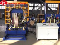 China Jumbo Aluminium Coil Automatic Stretch Wrapping Machine PLC Control 700-2000mm Width 380V for sale