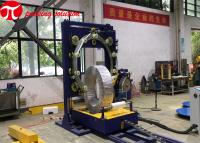 China Stainless Steel Coil Packing Machine with Moveable Trolley 600-800mm Width for sale