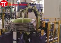 China HMI Operation Woven Tape Carbon Steel Wire Coil Stretch Wrapping Machine 800mm Width for sale