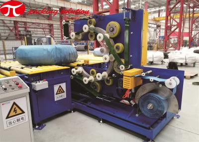 China 1.5kw Wire Coiling Vertical Steel Belt Coils Packing Machine With Custom Specification for sale