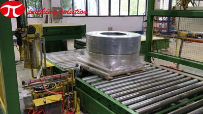 China Copper Coil Packing Machine 380V 50HZ LLDPE Stretch Film Compound Paper Wrapping for sale