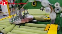 China Horizontal Automatic Copper Coil Wrapping Packing Machine GW300 PLC Control 300mm Width for sale