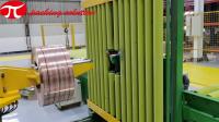 China Horizontal Automatic Copper Coil Wrapping Packing Machine GW300 PLC Control 300mm Width for sale