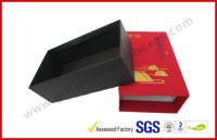 China Luxury printing checked Paper board Gift Boxes , Factory price Drawer shape Tie Gift Packaging Box For Promotion for sale