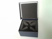China Custom Rigid Board Packaging Box With Sponge Tray Embossing Coated Paper Luxury Gift Boxes for sale