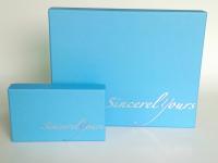 China Hot-Stamping Coated Paper Board Box Stylish Printed Rigid Gift Boxes For Promotion for sale