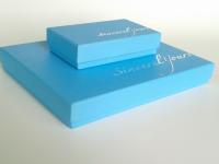 China Hot-Stamping Coated Paper Board Box Stylish Printed Rigid Gift Boxes For Promotion for sale