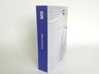 China Matt Lamination Luxury Rigid Gift Boxes with Spot UV, Custom Rigid Paperboard Folder for sale