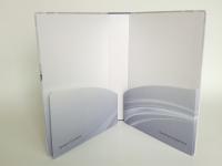 China Matt Lamination Luxury Rigid Gift Boxes with Spot UV, Custom Rigid Paperboard Folder for sale