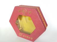 China Custom Luxury Gift Boxes For Food Packaging, Spot UV Hexagon Shape Unique Rigid Gift Boxes for sale