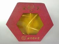 China Custom Luxury Gift Boxes For Food Packaging, Spot UV Hexagon Shape Unique Rigid Gift Boxes for sale