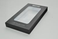 China Transparent Coated Paper Phone Case Packaging Box, Custom Rigid Board Gift Packaging Boxes for sale
