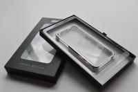 China Transparent Coated Paper Phone Case Packaging Box, Custom Rigid Board Gift Packaging Boxes for sale