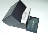 China Cardboard Rigid Gift Boxes, Foil Stamping Black Luxury Gift Packaging Box For Watch for sale