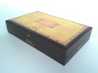 China Rigid Board Luxury Gift Boxes For Cigar, Personalized Gift Packaging Box With Sponge Tray for sale