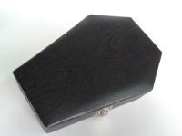 China Wooden Pattern Custom Rigid  Jewelry Gift Boxes, Coated Paper Black Luxury Gift Packaging Boxes for sale