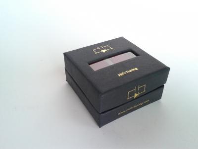 China Luxury Black Rigid Gift Packaging Boxes, Foil Stamping Paper Packaging Boxes For Promotion for sale