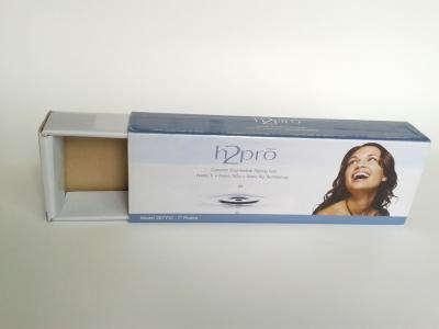 China Rectangle Corrugated Paper Electronics Packaging, Printed Flute Drawer Box For Styling Iron Packing for sale