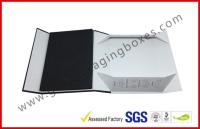 China Custom Printed Magnet Flat Pack Gift Boxes Foldable Book Shape for sale