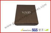 China Embossed Apparel Gift Boxes Paper Wrapping Box Silver Logo Moisture Proof for sale