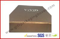 China Embossed Apparel Gift Boxes Paper Wrapping Box Silver Logo Moisture Proof for sale