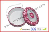 China Lid And Base Hair Package Round Paper Gift Box With Clear Window for sale