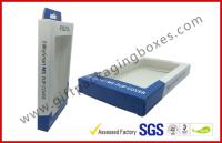 China Foldable Printing Recycled Kraft Paper Box With Clear Window And Blister for sale