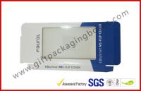 China Foldable Printing Recycled Kraft Paper Box With Clear Window And Blister for sale