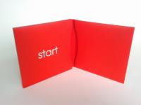 China Personalized Gift Packaging Box, Offset Printing Card Board CD Bag Packaging With Custom Logo for sale