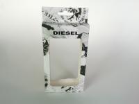 China Rectangle Fashion Coated Paper Packaging Box with Hanger, Spot UV Foldable Card Board Packaging for sale