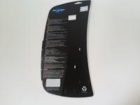 China PETG / PP Clear Plastic Back Card, Hot Stamping Customized Plastic Packaging for sale