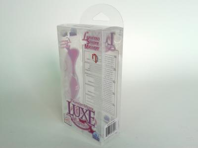 China Printed PVC Blister Packaging Box, Transparent Foldable Plastic Packaging Clamshell Box for sale