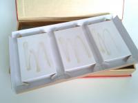 China Handmade cigar gift packing boxes , Hi quality gradient red silver paper printing color magnet boxes manufacturer for sale