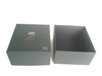 China Luxury Rigid Board Gift Packaging Boxes, Black Coated Paper Boxes For Electronics Packaging for sale