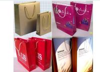 China Matt Lamination C2s Paper Packaging Hand Bags, Offset Printing Custom Paper Gift Bags For Promotion for sale