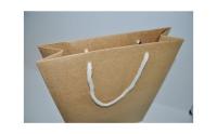 China Promotional Craft Paper Packaging Bags, Custom Paper Gift Bags For Store, Supermarket for sale